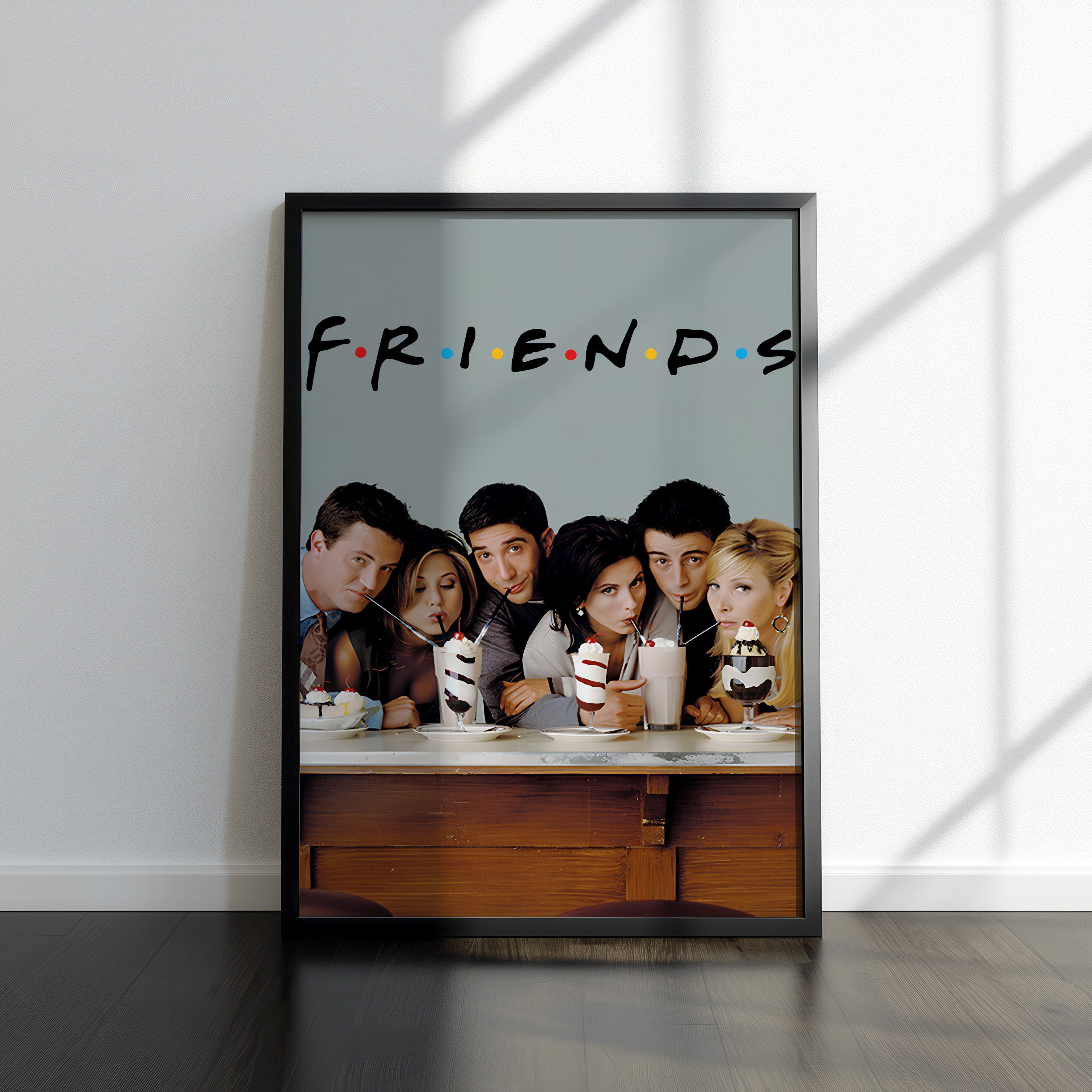 Friends TV Show Iconic Milkshake Poster – FEMTOARTS