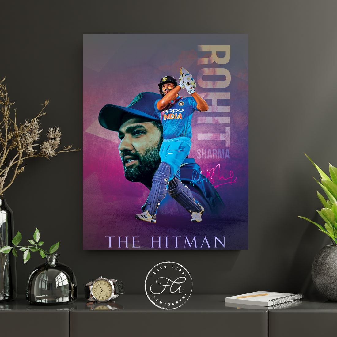 Rohit Sharma - The Hitman – FEMTOARTS