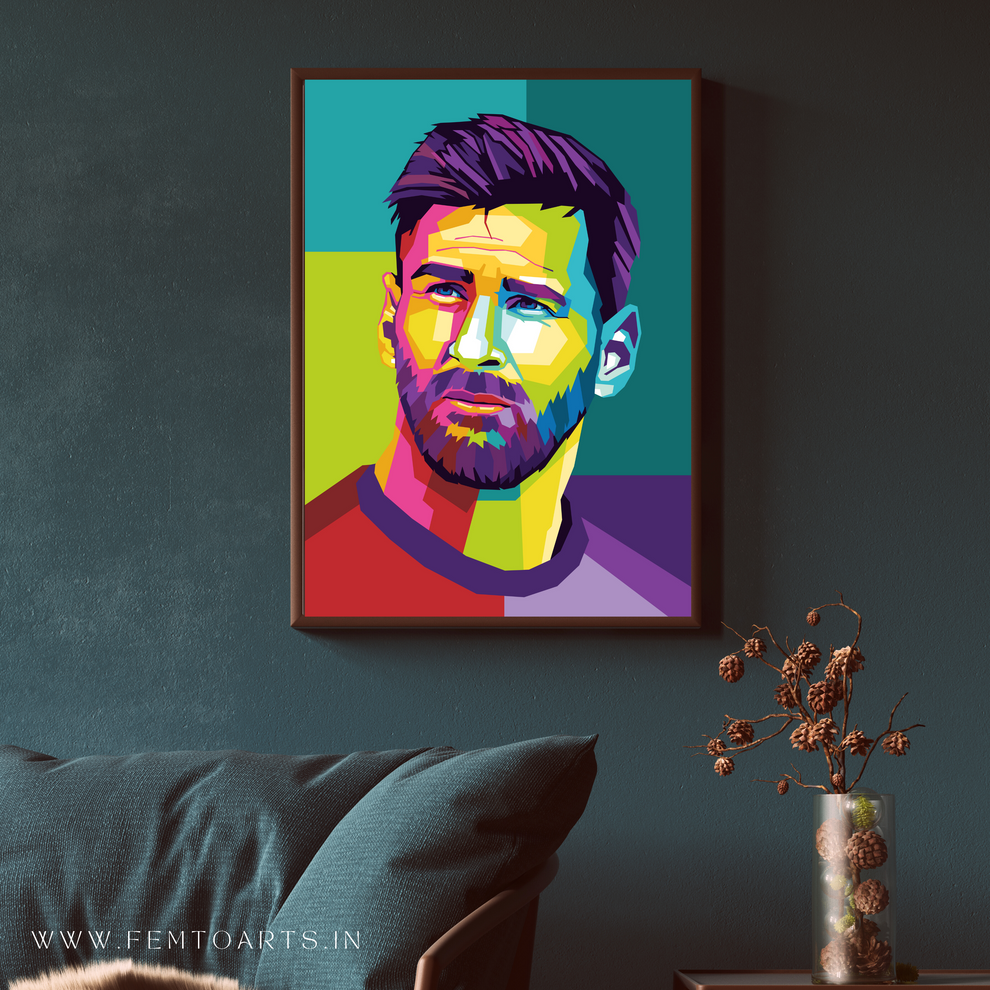 Lionel Messi Pop Art – FEMTOARTS